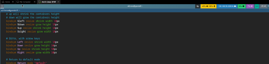Arch Linux on VMware: Setting Up Sway and Wayland · AlfonsoFortunato
