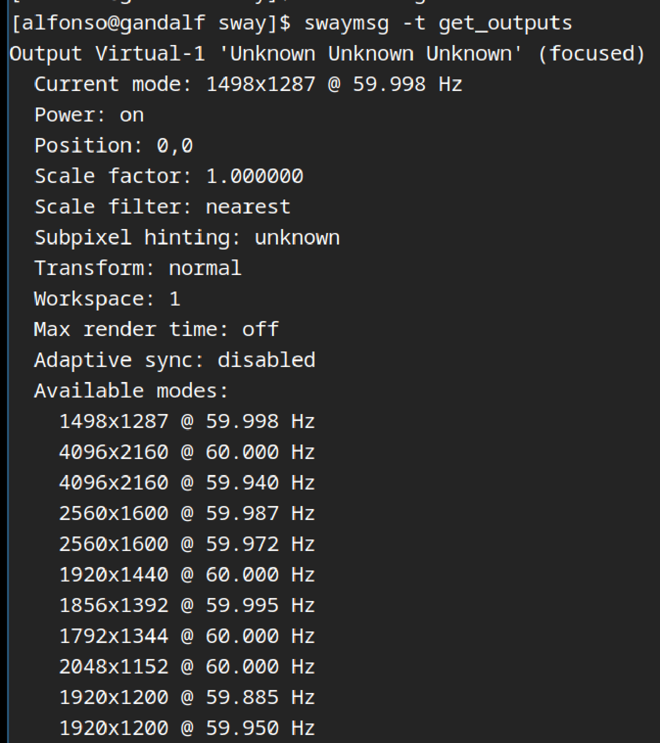 Arch Linux on VMware: Setting Up Sway and Wayland · AlfonsoFortunato